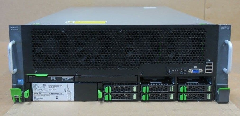 Fujitsu Primergy RX600 S6 2x Ten-Core E7-4870 2 40GHz 256GB Ram 3 6TB ...