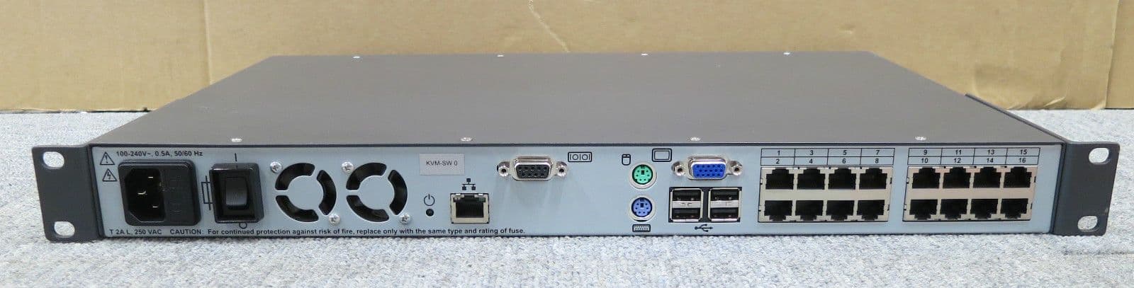 Fujitsu Primergy S3-1621 16 port KVM Over IP Console Switch 520-441-505