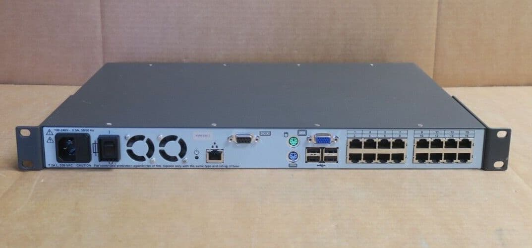 Fujitsu Primergy S3-1621 16-Port KVM Over IP Console Switch PS2 VGA 520 ...