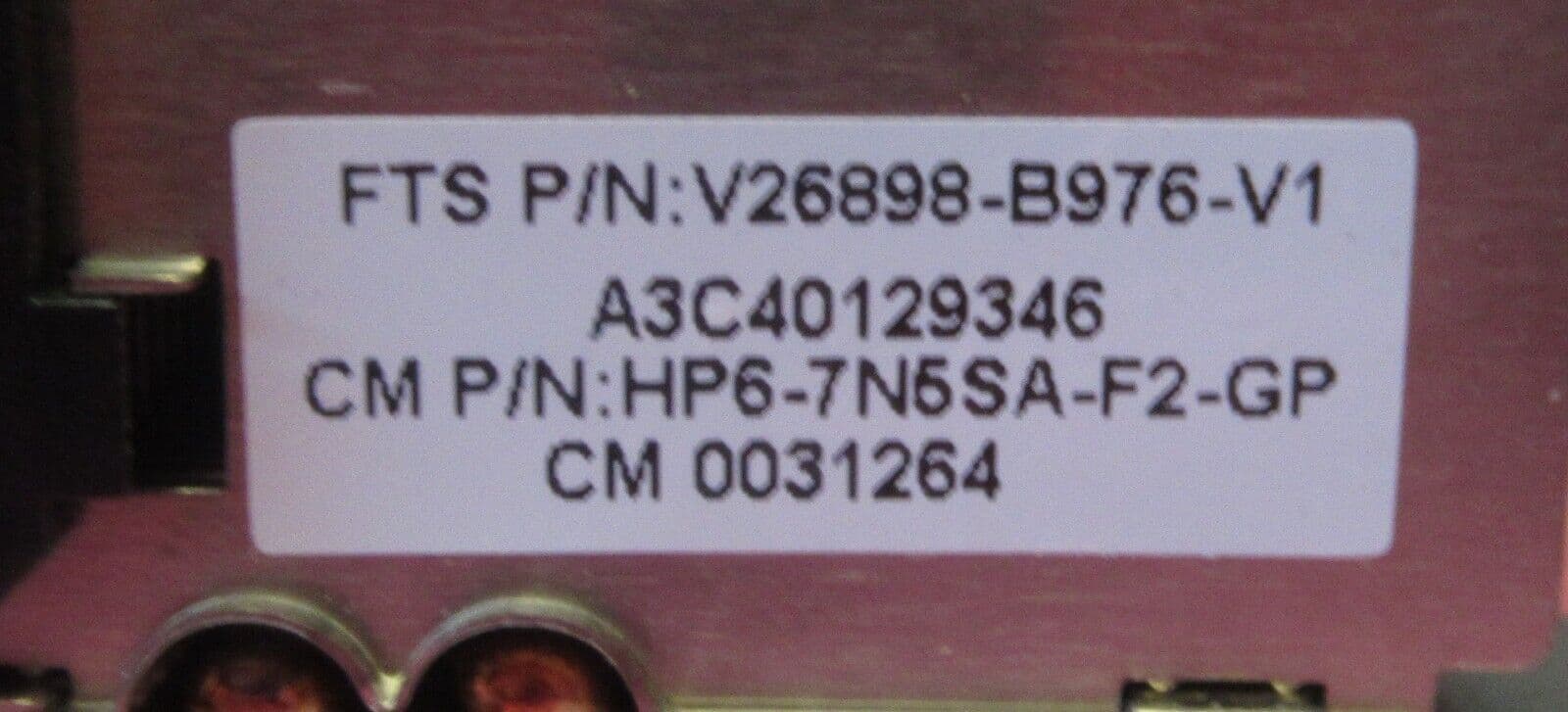 Fujitsu Primergy TX120 S3 Processor CPU Heatsink V26898-B976-V1 A3C40129346