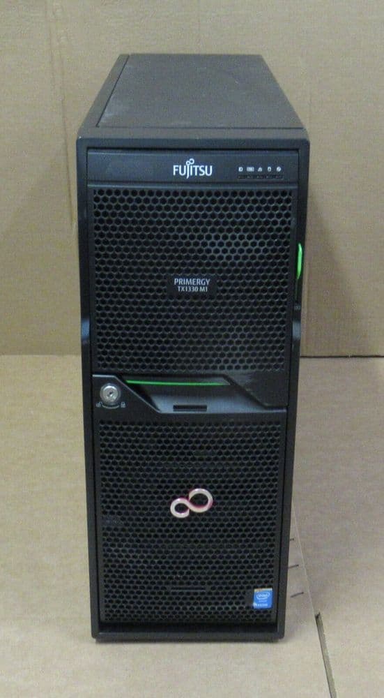 Fujitsu Primergy TX1330 M1 Quad-Core E3-1231v3 32GB Ram 4-Bay SSD Tower ...