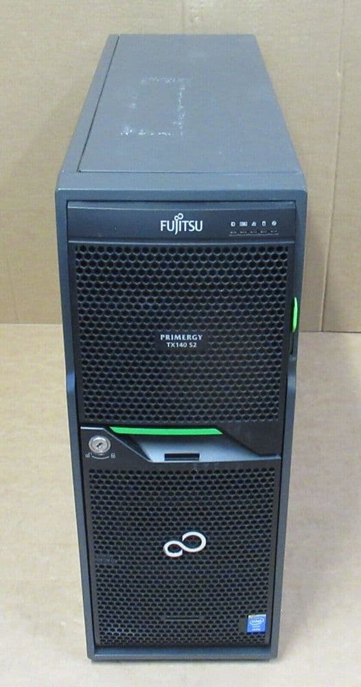 Fujitsu Primergy TX140 S2 4-Core E3-1230v3 32GB Ram 4-Bay 450GB HDD Tower Server