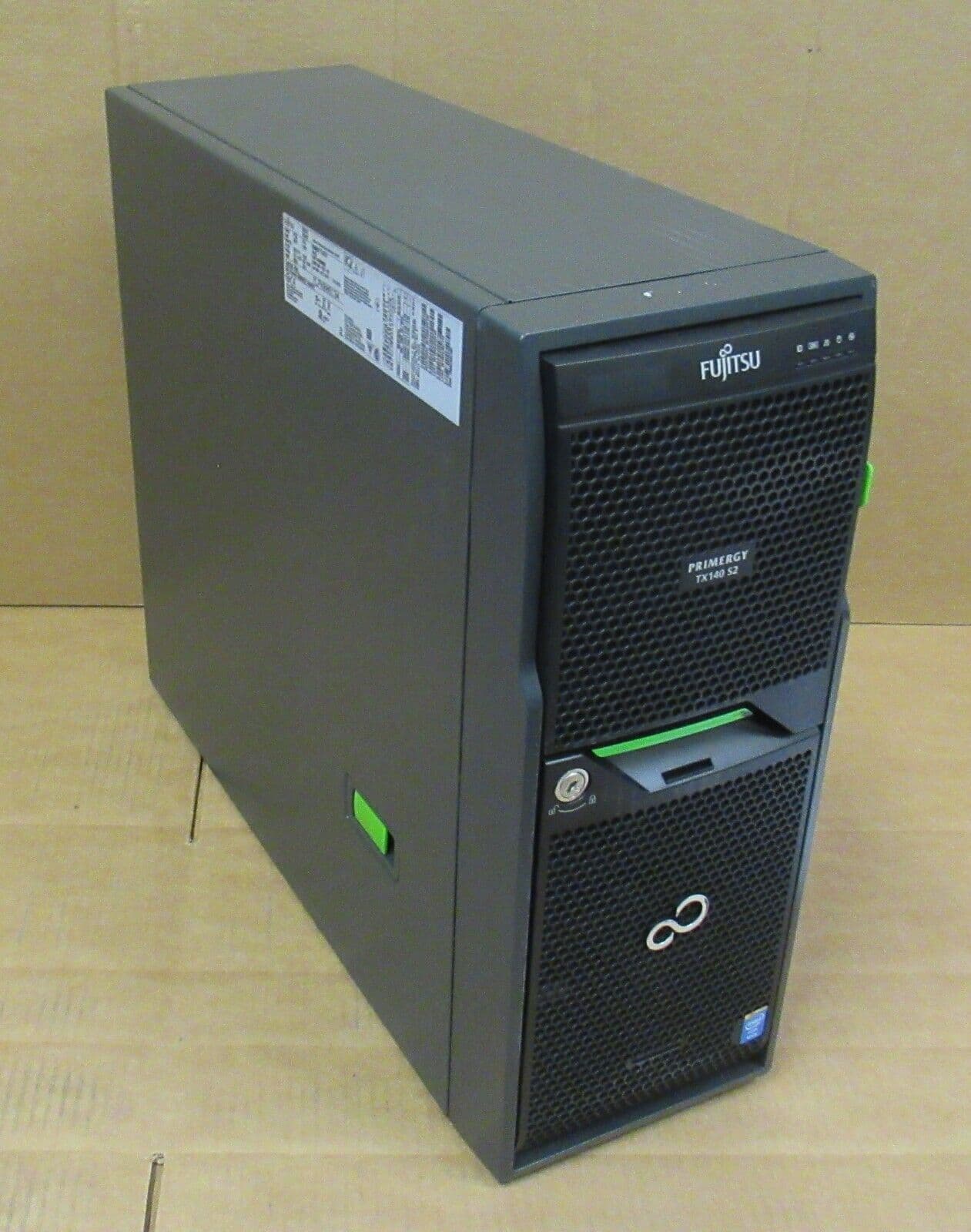 Fujitsu Primergy TX140 S2 4-Core E3-1230v3 32GB Ram 4-Bay SAS HDD Tower ...