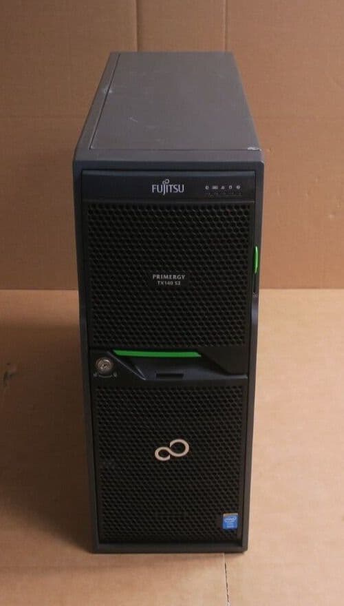Fujitsu Primergy TX140 S2 Tower Server Quad-Core E3-1230v3 32GB Ram 4 ...