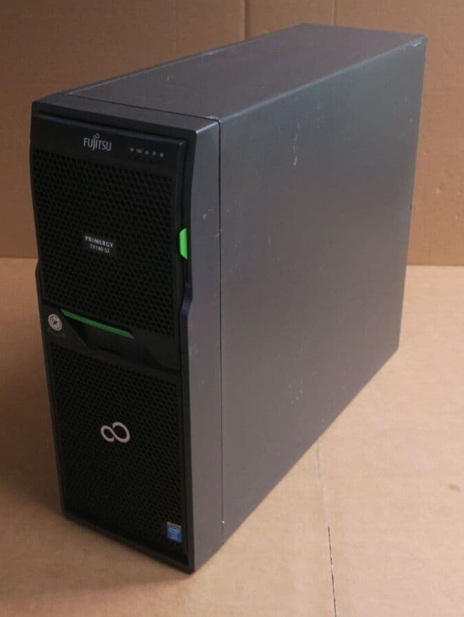 Fujitsu Primergy TX140 S2 Tower Server Quad-Core E3-1230v3 32GB Ram 4 ...