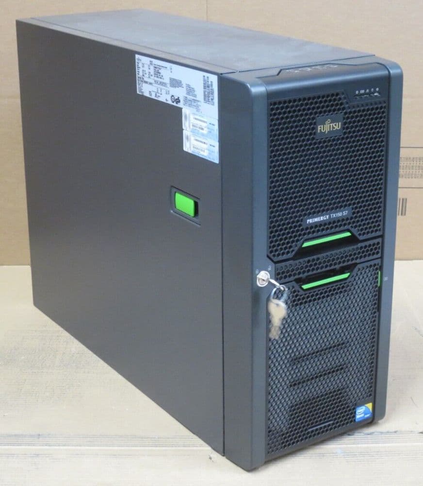Fujitsu Primergy TX150 S7 Xeon x3450 2 66GHz 16GB RAM 2TB SAS RAID Tower Server