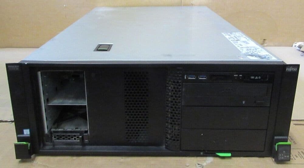 Fujitsu Primergy TX2550 M4 4U Server 2x 8C Xeon Bronze 3106 96GB RAM 8x ...