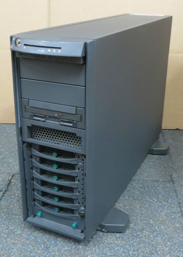 Fujitsu Primergy TX300 S2 2x XEON 3 2GHz 4GB RAM 4x 36GB 15k 2x 36GB ...