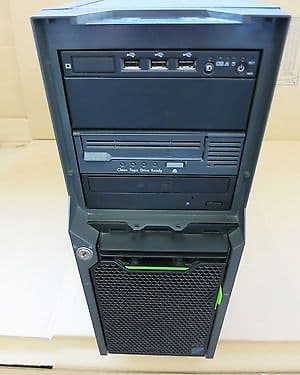Fujitsu PRIMERGY TX300 S5 2 x QUAD-Core XEON 24GB RAM Ultrium 3 Tower ...