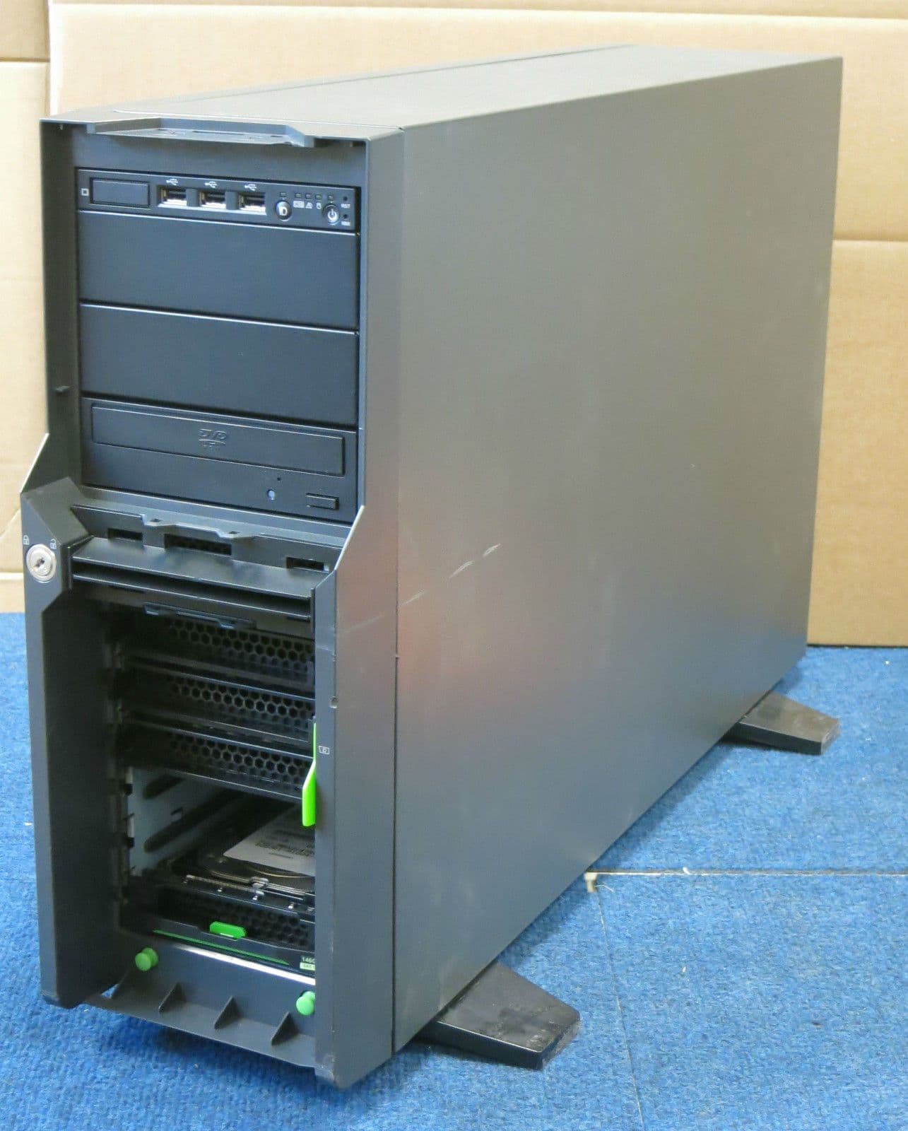 Fujitsu Primergy TX300 S5 2x Xeon Quad Core E5540 1x146GB 15k 8GB Tower ...