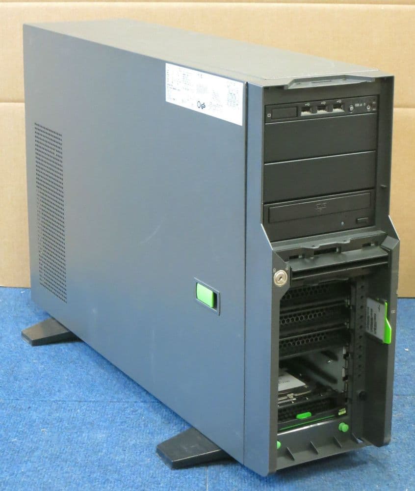 Fujitsu Primergy TX300 S5 2x Xeon Quad Core E5540 1x146GB 15k 8GB Tower ...
