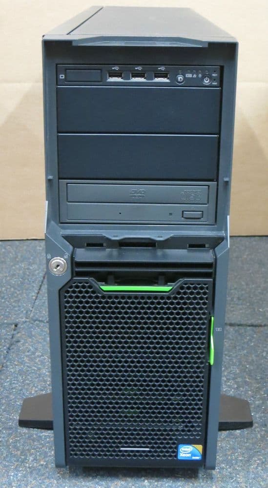 Fujitsu Primergy TX300 S5 2x Xeon Quad Core E5540 4GB 2x146GB 15k Tower ...