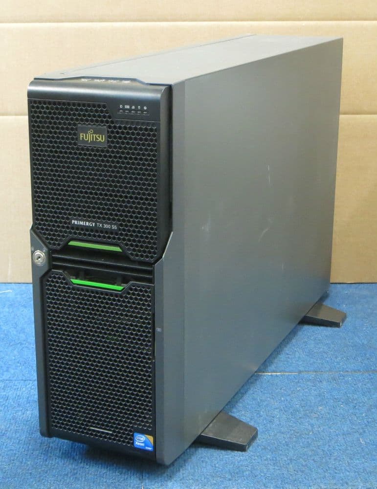 Fujitsu Primergy TX300 S6 2x Xeon Quad Core E5640 4GB Ram 2x146GB Tower ...