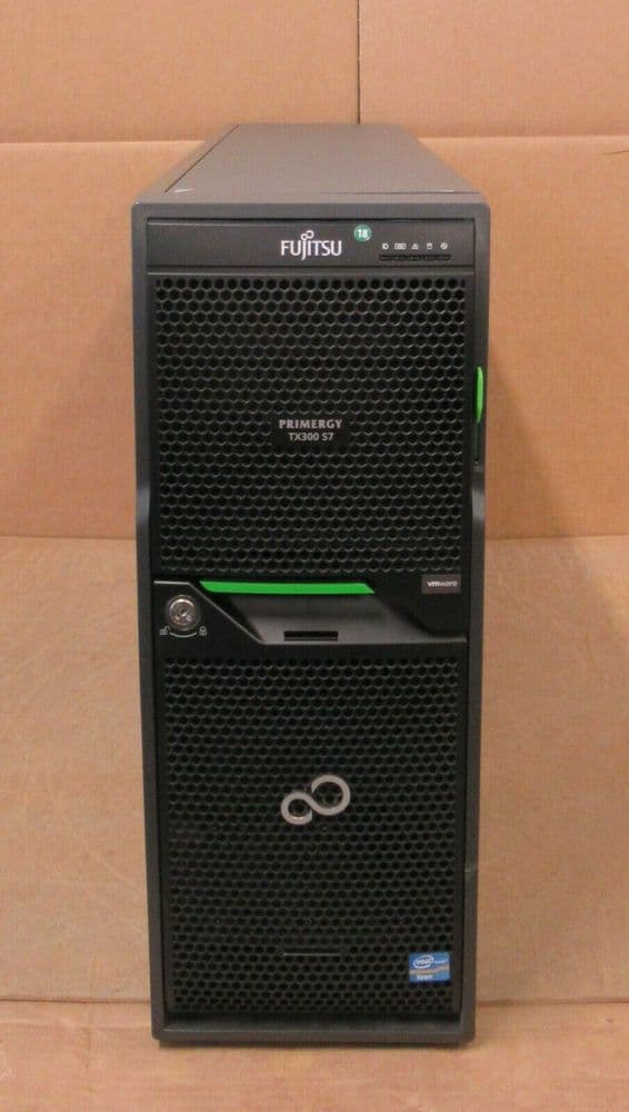 Fujitsu Primergy TX300 S7 2x E5-2640 2 5GHz 8x Bays RAID Tower Server