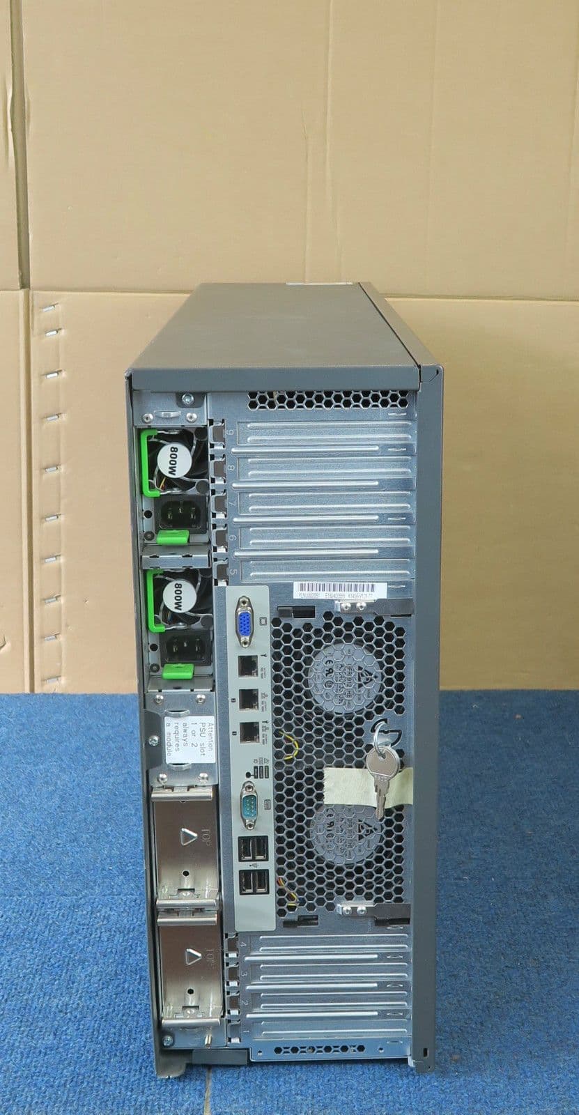 Fujitsu Primergy TX300 S8 2 x 8-CORE Xeon E5-2670 2 60GHz 32GB Tower Server