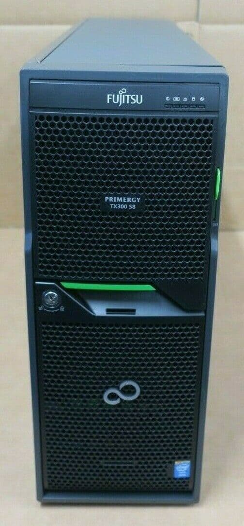 Fujitsu Primergy TX300 S8 2x 6C E5-2630v2 32GB Ram 2x300GB 3x500GB ...