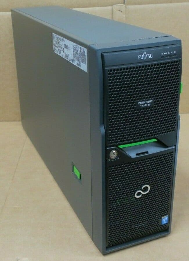 Fujitsu Primergy TX300 S8 2x 6C E5-2630v2 32GB Ram 2x300GB 3x500GB ...