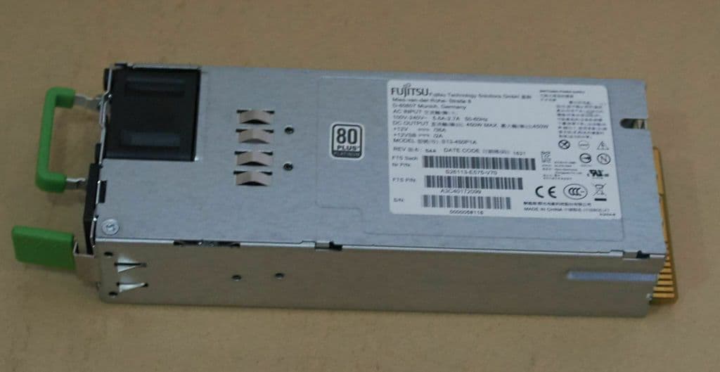 Fujitsu RX2520 M2 450W Platinum Hot-Plug PSU Power Supply Module S26113 ...