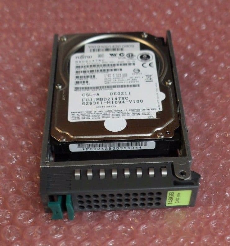 Fujitsu S26361-H1094-V100 - 2 5" 146GB 10K A3C40108674 SAS Hard Drive HDD