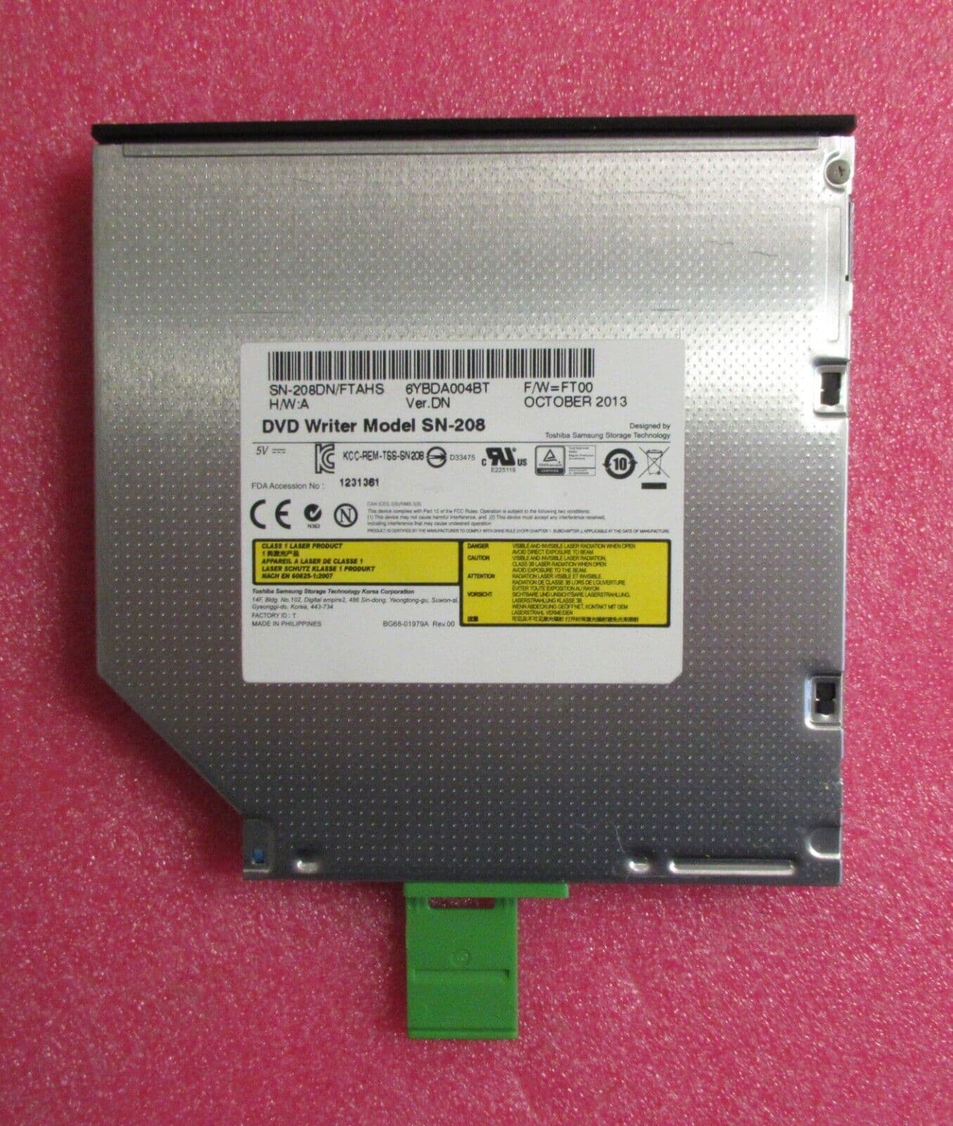 Fujitsu Samsung SN-208 DVD-RW SATA Optical Disc Drive SN-208DN