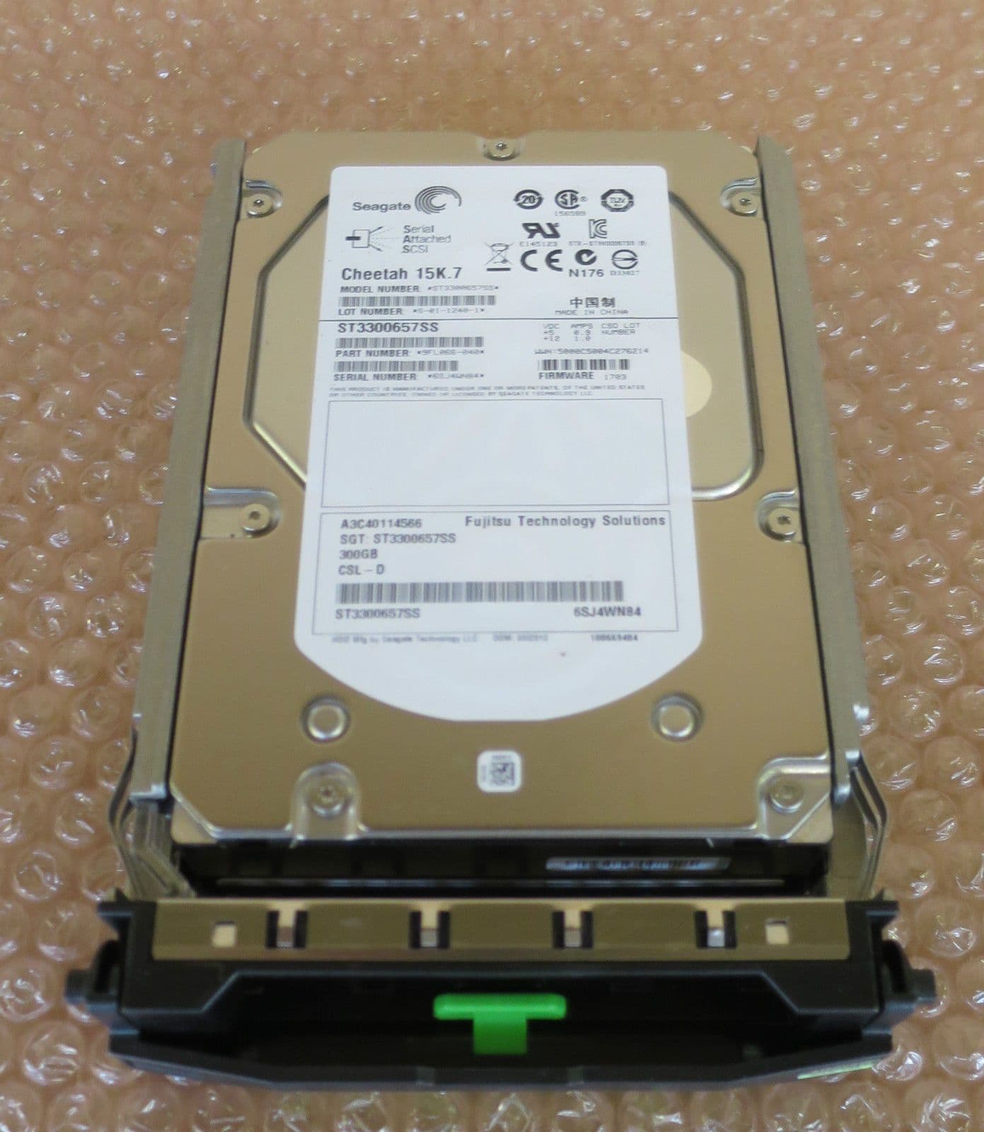 Fujitsu Seagate ST3300657SS 300GB 15k Hot Swap SAS Hard Drive 3 5 ...