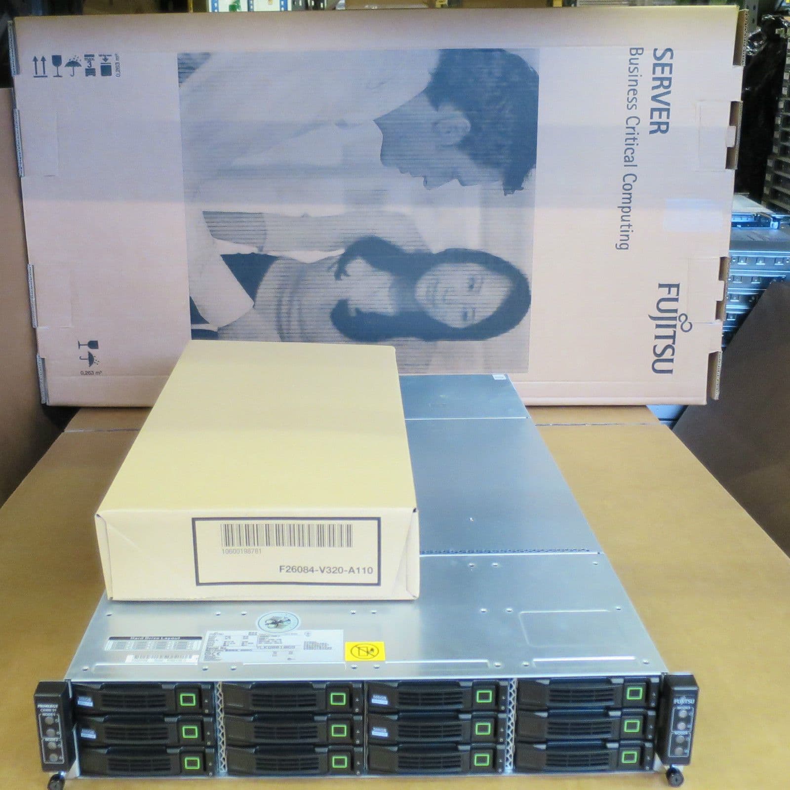 Fujitsu Server PRIMERGY CX400 2U 4x CX250 Blades 8x E5-2630 6-CORE 24TB ...