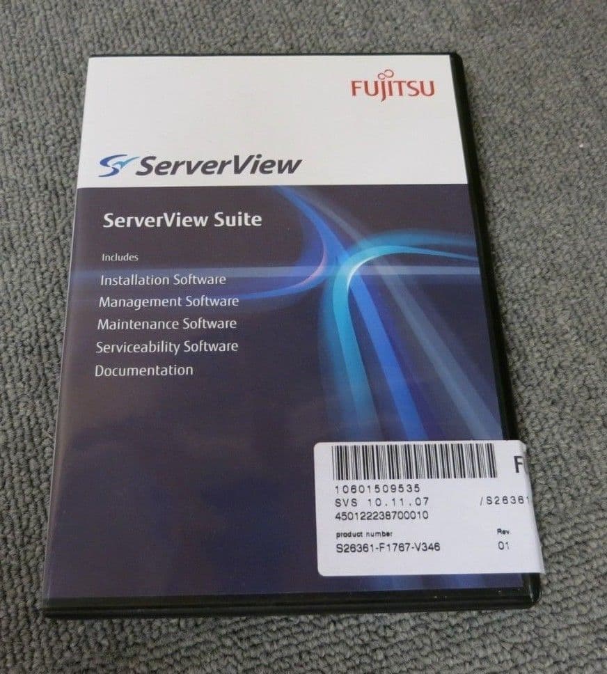 Fujitsu ServerView Suite DVD S26361-F1767-V346 Plus Safet Notes ...
