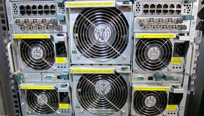 Fujitsu-Siemens PRIMERGY Blade Ecosystem with 10 x Dual Quad Core Blade ...