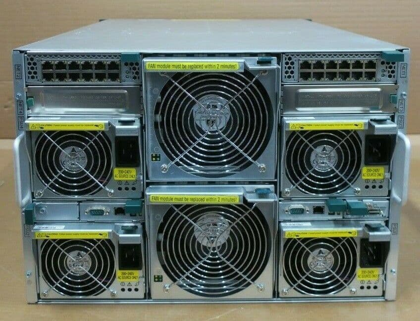 Fujitsu-Siemens PRIMERGY BX600 S3 7U 10x BX620 S5 2x L5520 CPU Blade ...