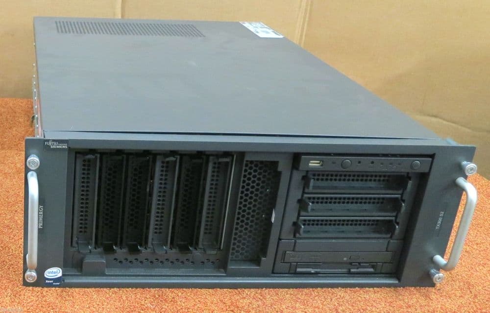 Fujitsu Siemens PRIMERGY TX300 S2 Server 2x 3 20GHz XEON 4GB RAM Raid