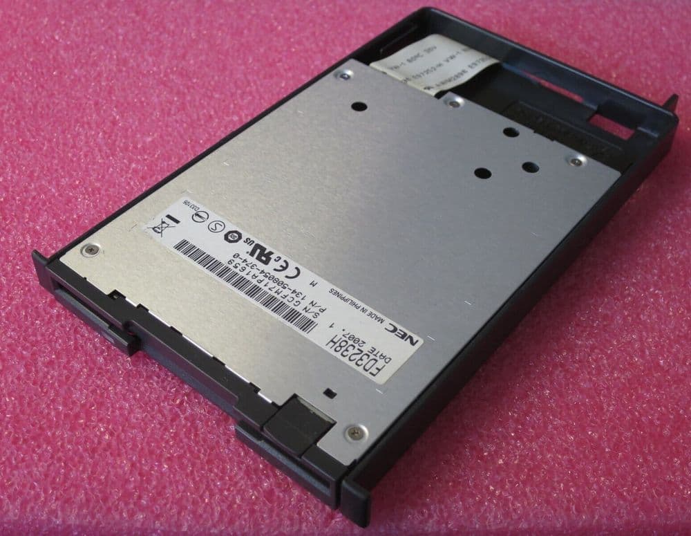 Fujitsu Slimline Floppy Disk Drive NEC FD-3238 DS/DD 1 44MB 3 5" 3-mode ...