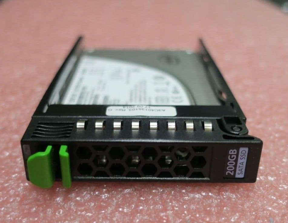 Fujitsu SSD SATA 6G 200GB 2 5 Hot Plug S26361-F5303-L200 S26361-F5303-E200