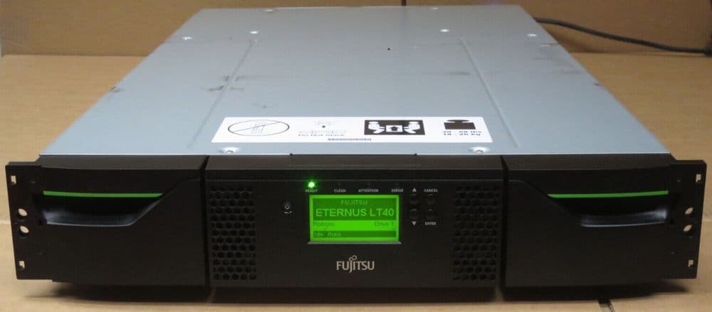 Fujitsu Storage Eternus LT40 S2 LTO5 LT S2 HH SAS Drive Autoloader Tape ...