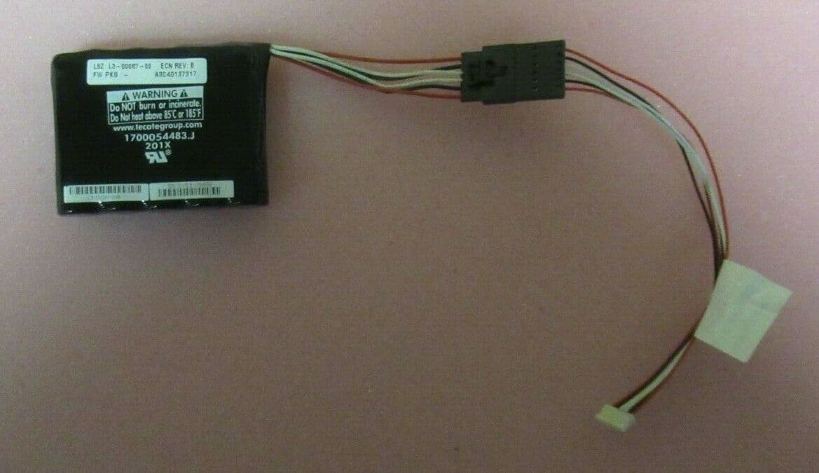 Fujitsu Tecate Powerburst LSI 49571-02 13 5V 6 4F Raid Cache Battery ...