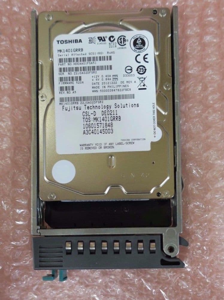 Fujitsu Toshiba MK1401GRRB 146GB 15K SAS 2 5" Hard Drive HDD Caddy ...