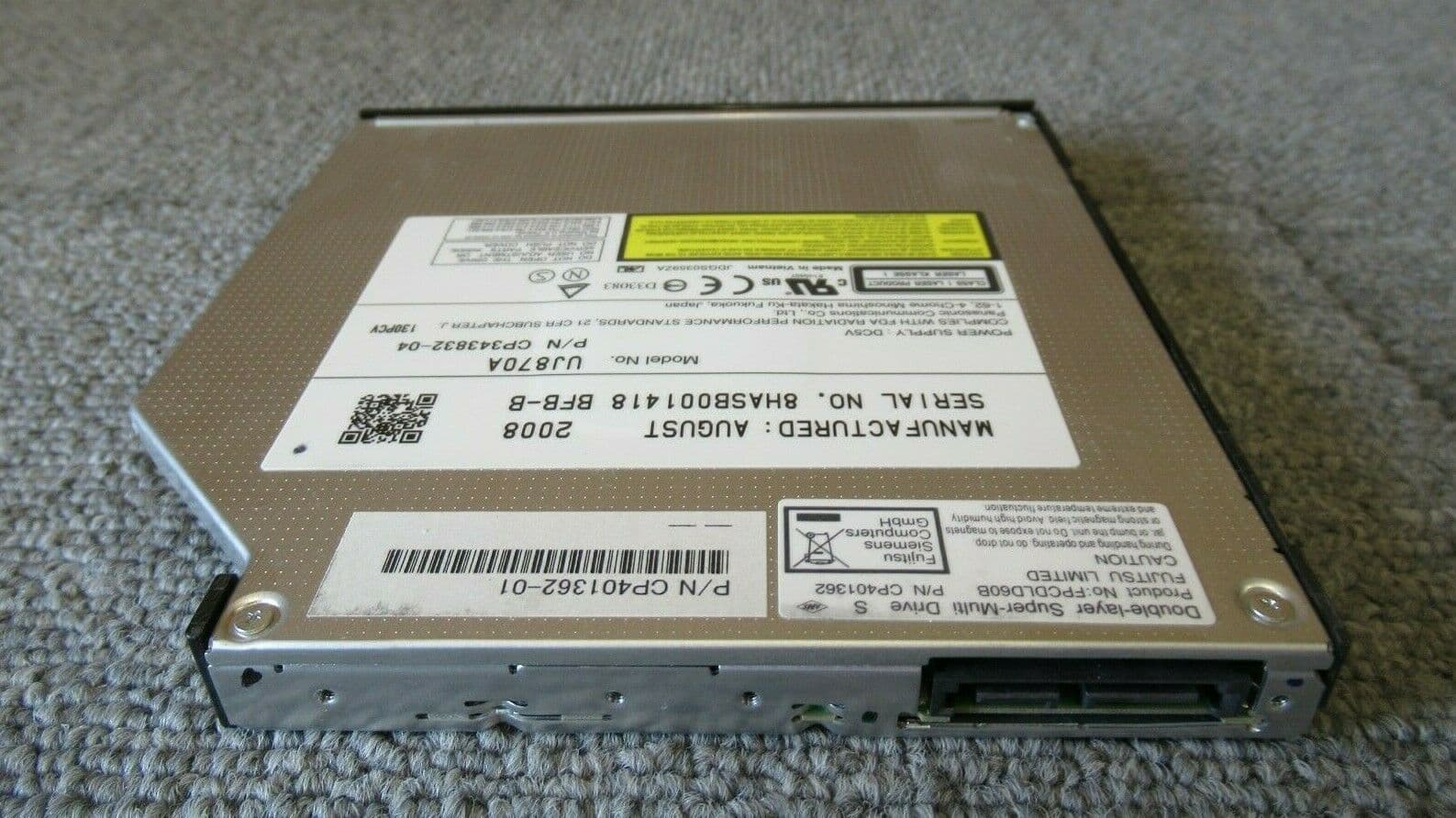Fujitsu UJ870A FPCDLD60B CP401362 Double-layer Super-Multi DVD-RW ...
