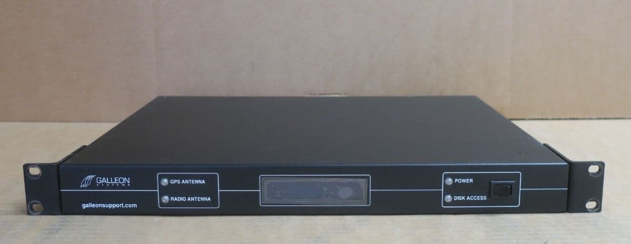 Galleon Systems NTP NTS-6002 GPS V12 1U Rackmount Network Time Server