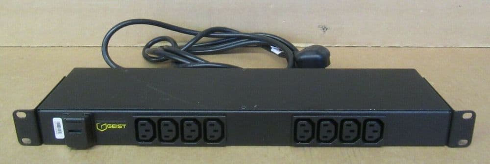 Geist Basic Standard 13A 230V 2 9kW 8x C13 19" Rackmount PDU G2174