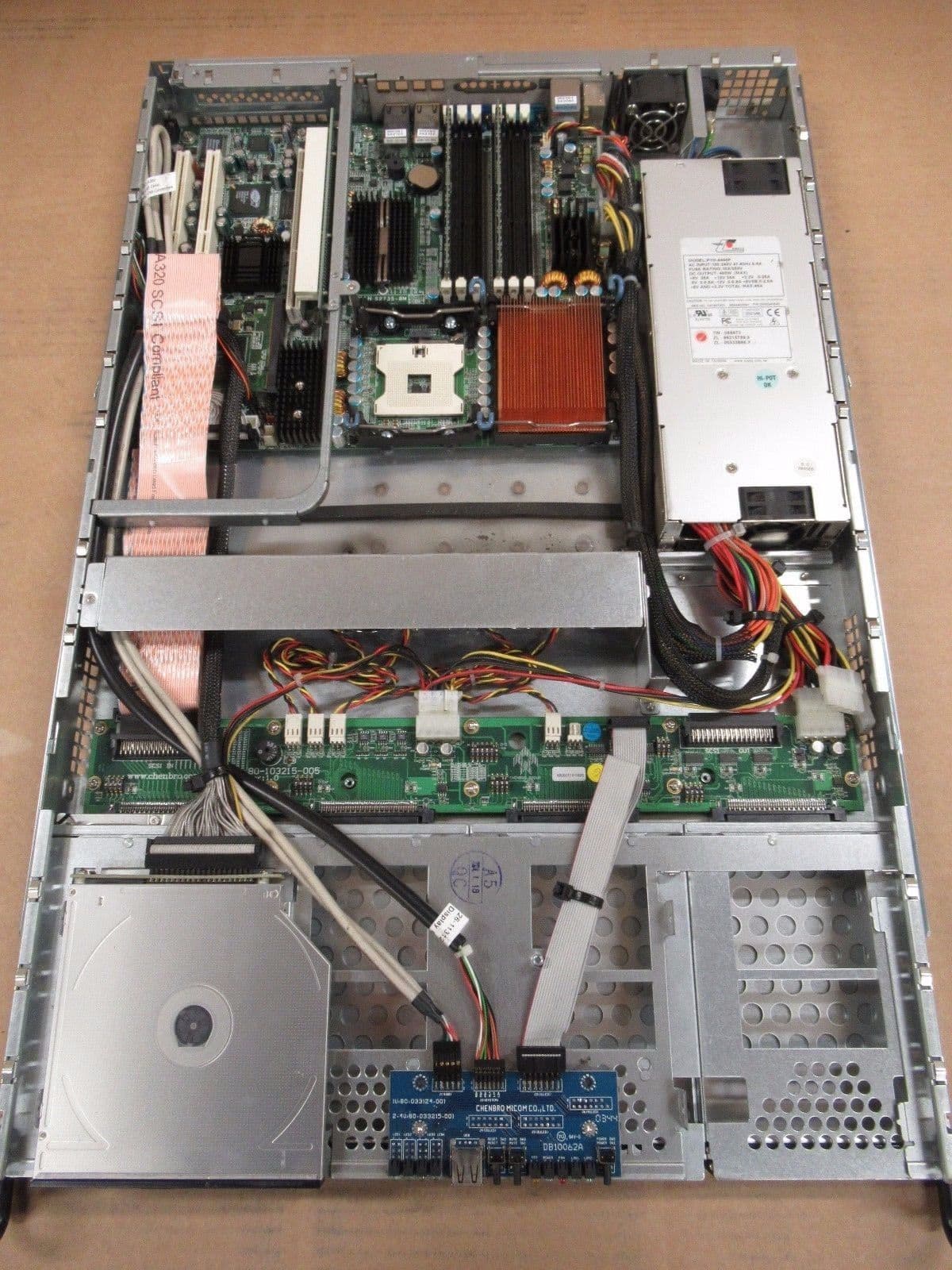 Generic Intel Xeon 2 80GHz 2 x 256MB RAM 73GB 10K HDD DVD ROM 1U Rack ...