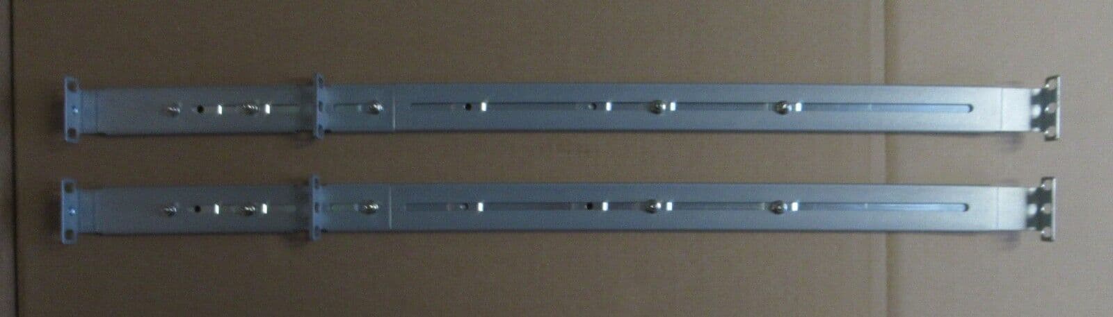 Generic Left & Right Adjustable 1U Rack Mount Server Mounting Rail Kit