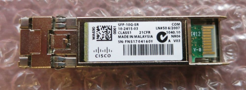 Genuine Cisco SFP-10G-SR 10GB MMF SFP SFP Transceiver GBIC