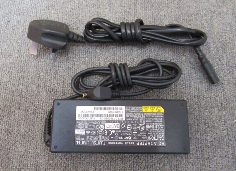 Genuine Fujitsu CP360065-03 FMV-AC325A Laptop AC Power Adapter 80W 19V ...