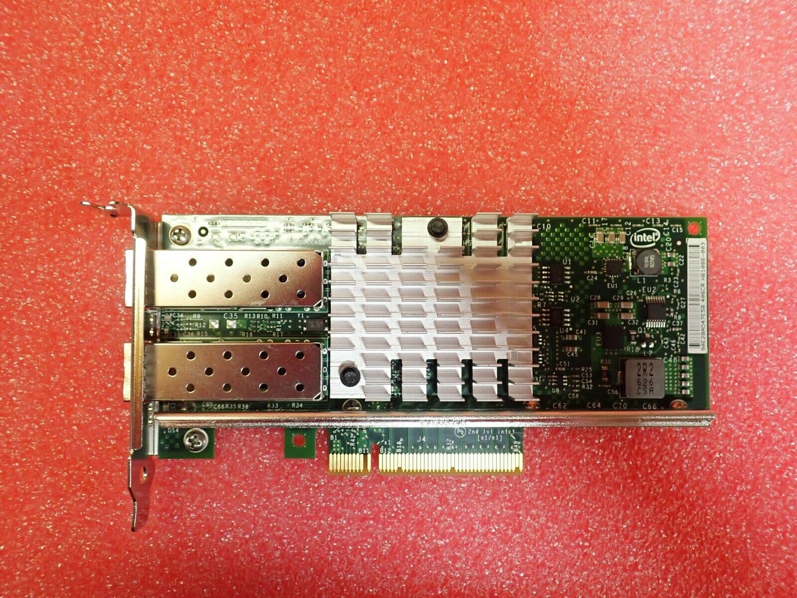 Genuine Intel X520-DA2 Dual port 10GB SFP PCIe Adapter with low profile ...