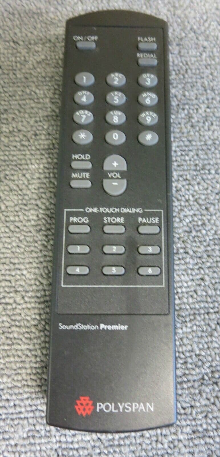 Genuine Polyspan Soundstation Premier TV/ Receiver/ DVD/ VCR Remote Control