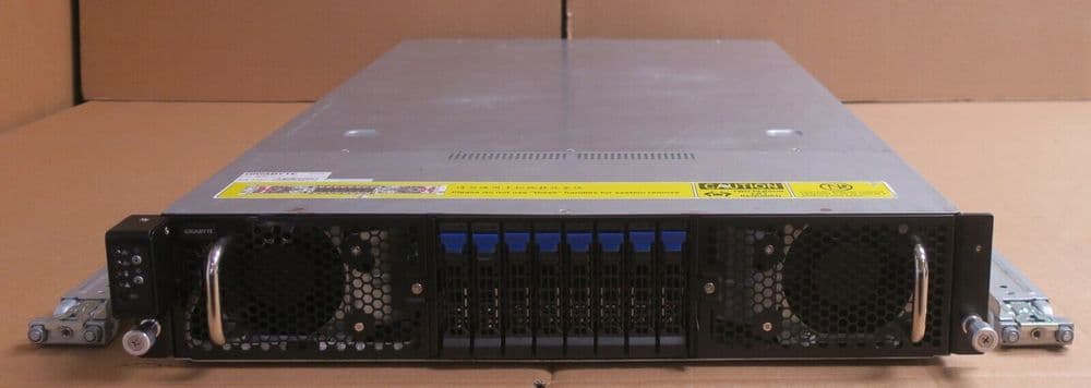 Gigabyte G291-281 2U GPU Server 2x 18C Gold 6154 768GB RAM 8Bay 8x GPU ...