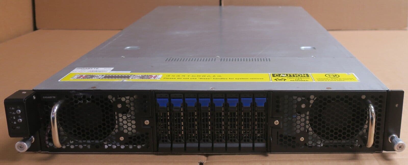 Gigabyte G291-281 2U GPU Server 2x 18C Gold 6154 768GB RAM 8Bay 8x GPU ...