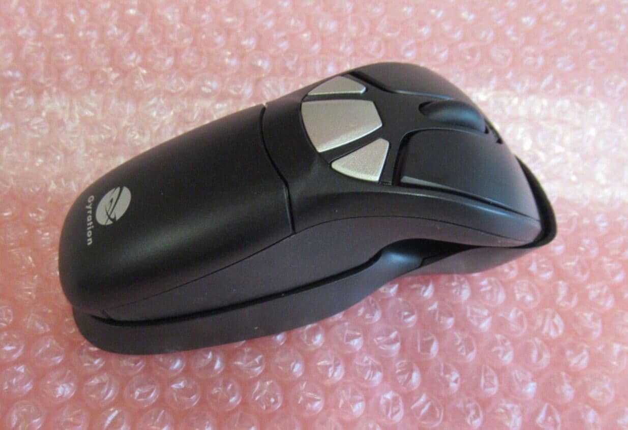 Gyration AS04130-002 Wireless Air Mouse AS04128 Chargering Cradle And ...