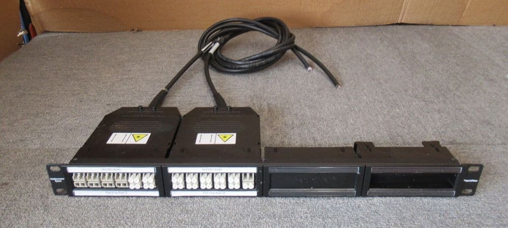 Hellermann Tyton Rapidnet 1U 19& x22; Patch Panel 2 Cassettes RNFMD ...