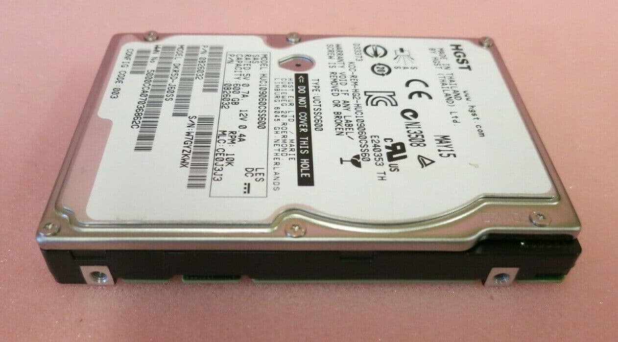 HGST Hitachi Ultrastar HUC109060CSS600 600GB 10000RPM SAS 64MB 2 5 ...