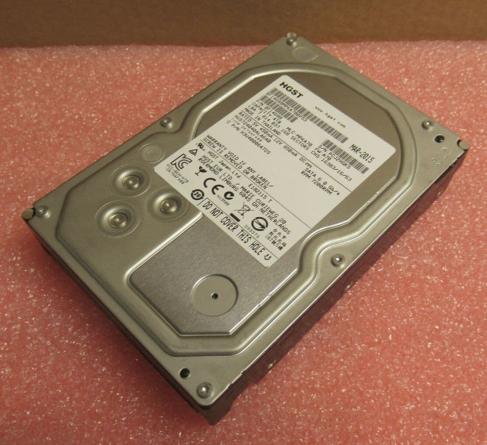 HGST Ultrastar 7K4000 4TB SATA 6GB/s 3 5" 7 2K 64MB Hard Drive ...